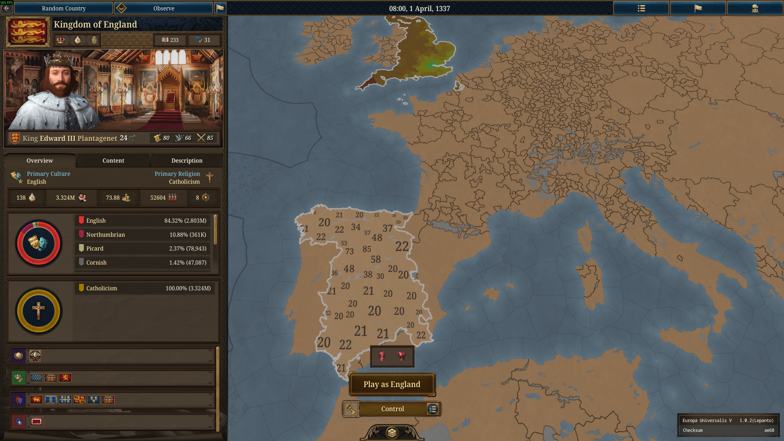 Duplicate - Nation slection screen showing wrong info. | Paradox Interactive Forums